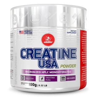 Creatine usa powder com 100g - Midway | Drogaria Nova Esperança.