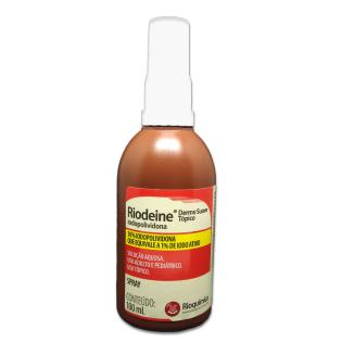 Riodeine tópico spray com 100ml - Rioquimica | Drogaria Nova Esperança.